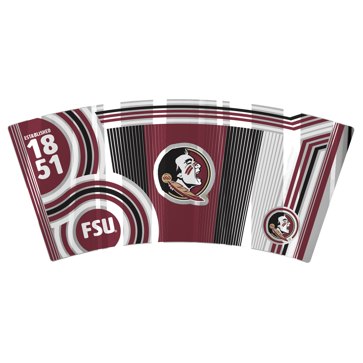Florida State Seminoles 16 oz. Pint Glass with Wraparound Graphics ...