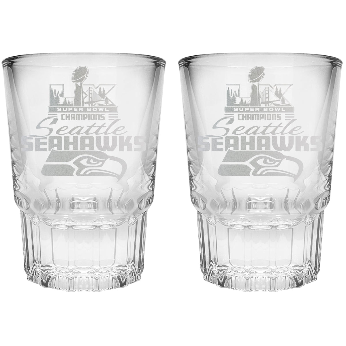 Seattle Seahawks 2 oz. PRISM Shot Glass Set – Great American