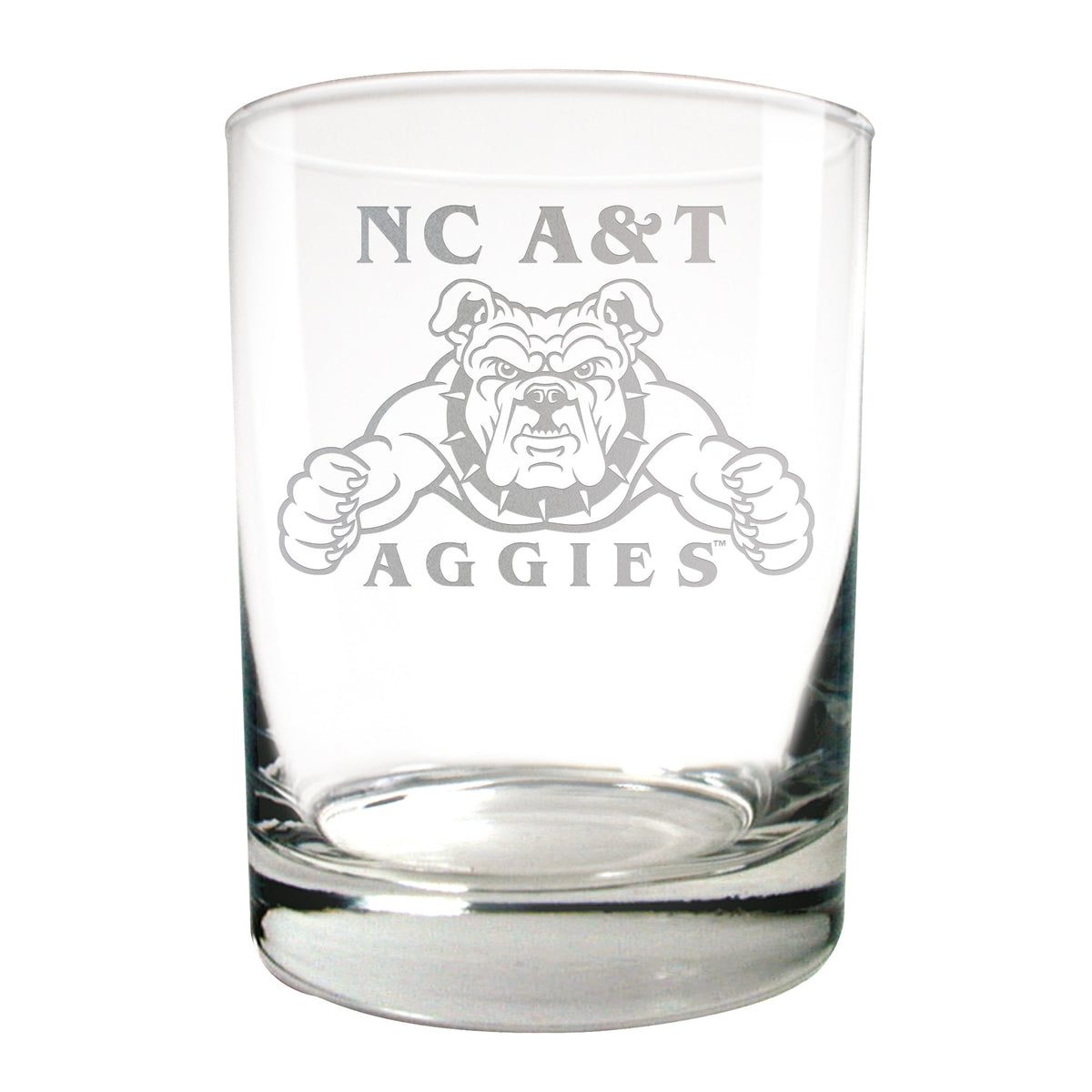 North Carolina A&T Aggies 14 oz. Rocks Glass – Great American