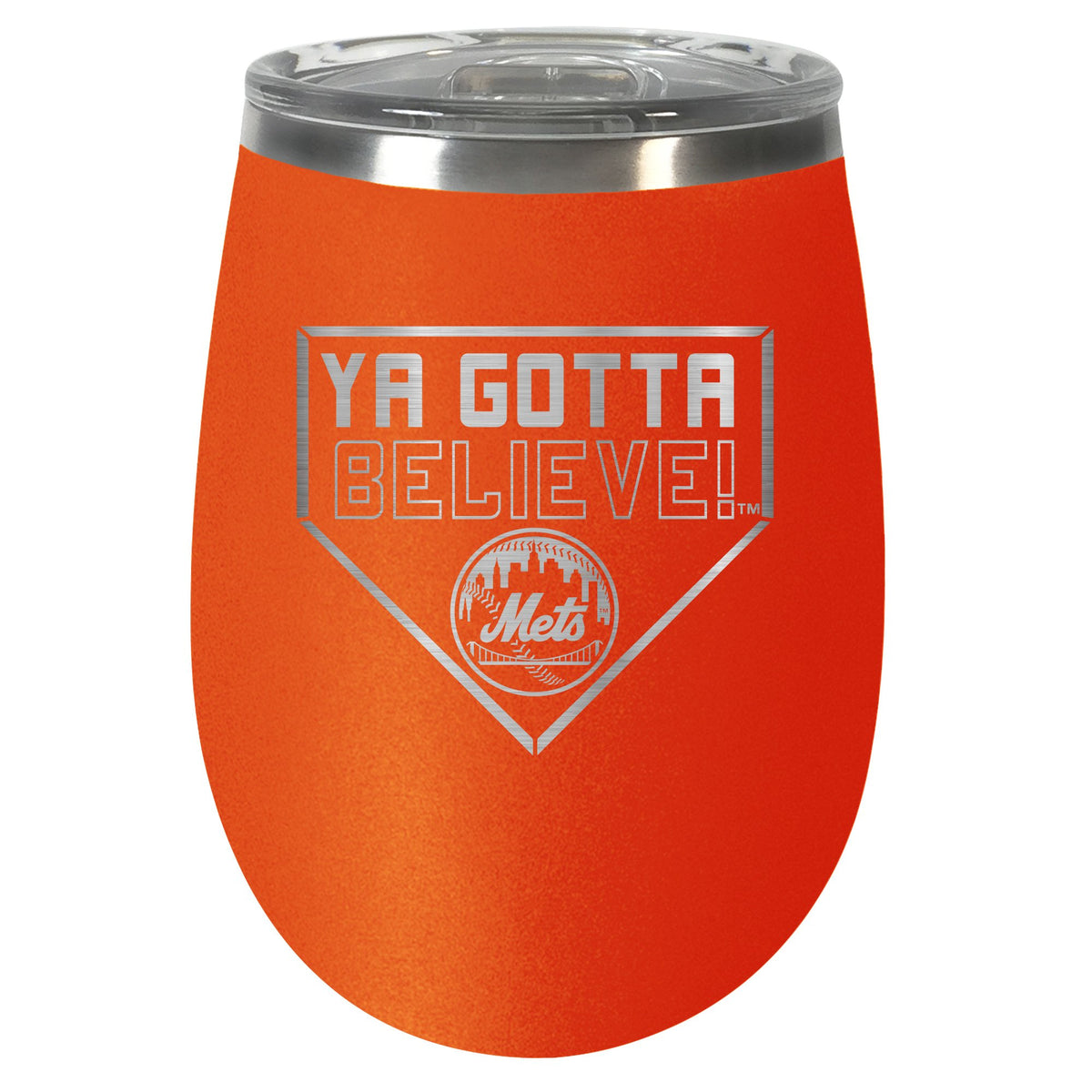 New York Mets 10 oz. BLUSH Wine Tumbler – Great American